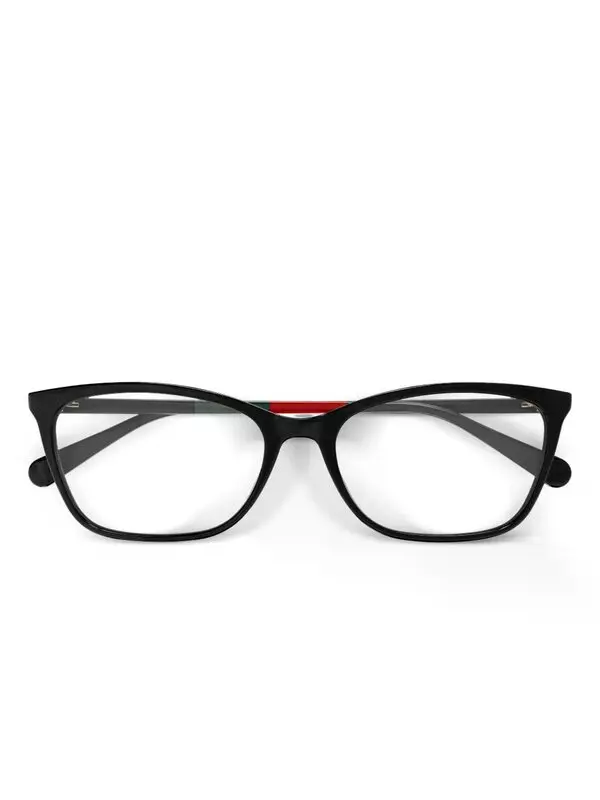 Gucci Rectangle-frame Glasses - Black