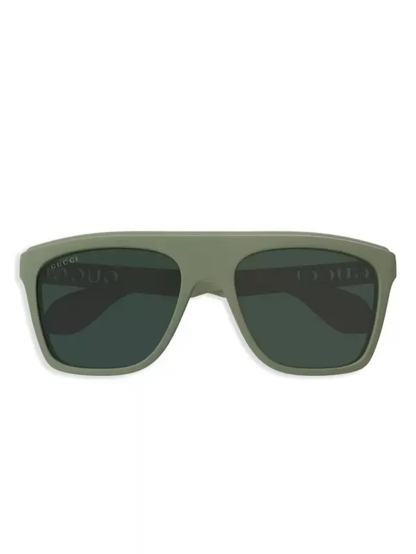 Gucci Square-frame Sunglasses - Green