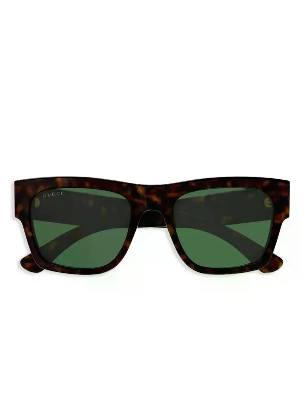 Gucci Square-frame Sunglasses - Brown