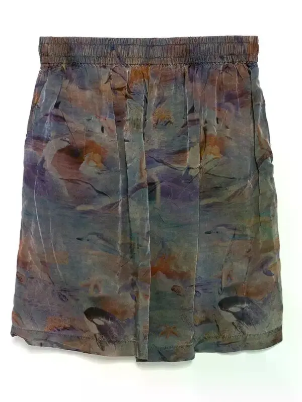 STAIN SHADE Graphic-print Shorts
