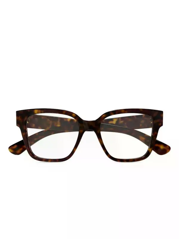 Gucci Square Frame Glasses - Brown