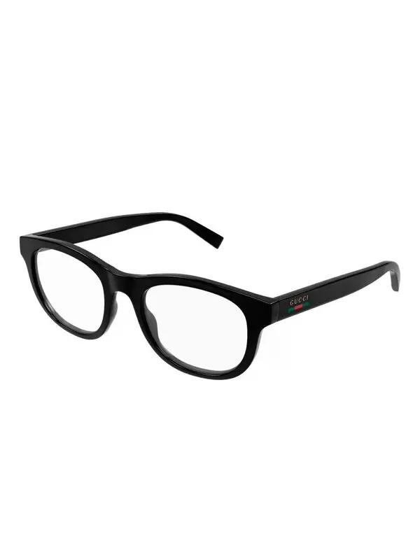 Gucci Web-detail Square Frame Glasses