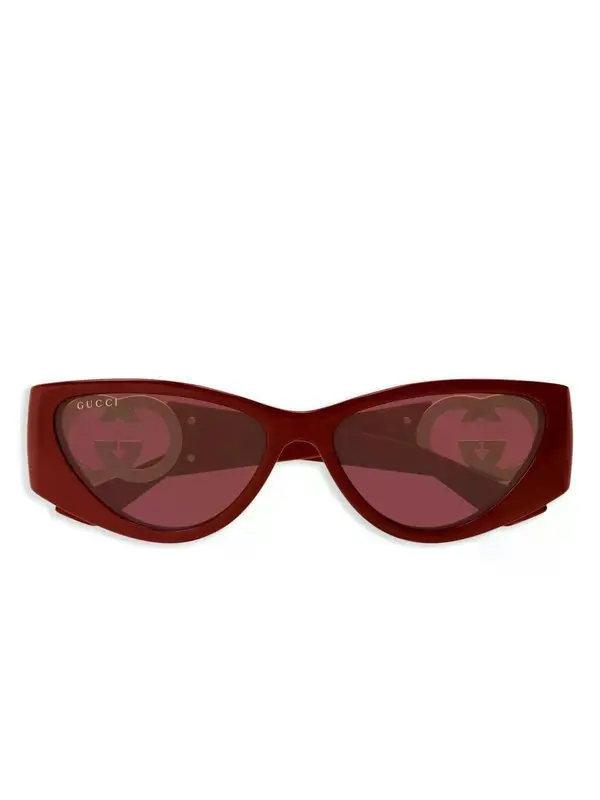 Gucci Cat-eye Sunglasses - Red