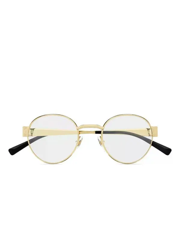 Gucci Gg Supreme Glasses - Gold