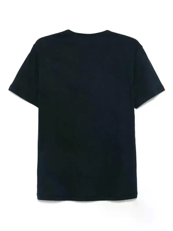SUN 68 Logo-embroidered T-shirt - Blue
