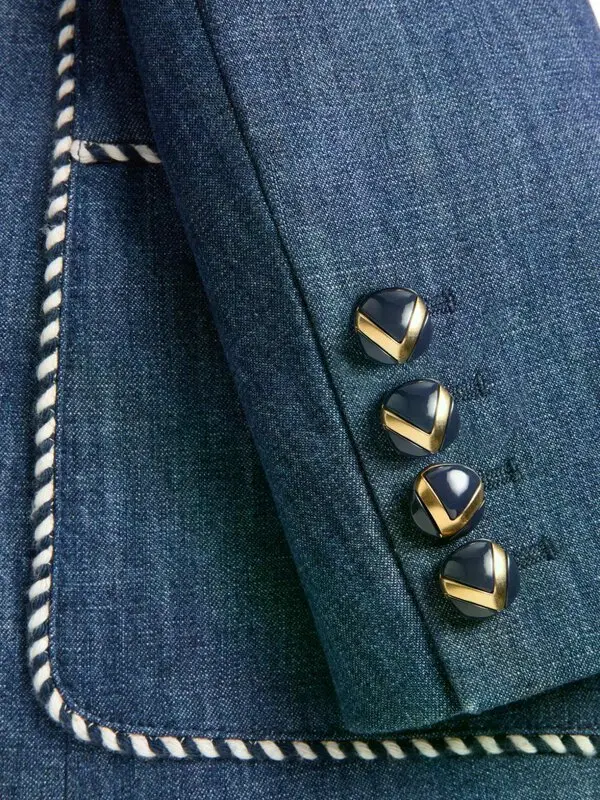Valentino Garavani Chambray Denim Jacket