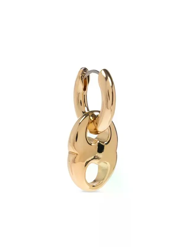 Tory Burch Gemini Link Hoop Earrings - Gold