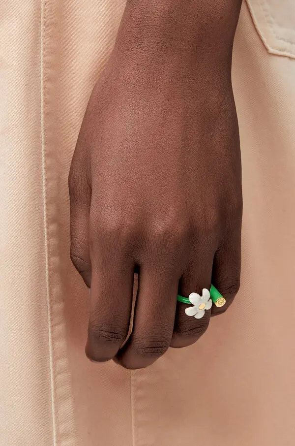 Loewe Flor Ring - Gold/white