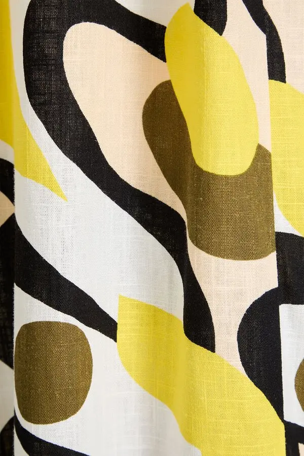 Diane Von Furstenberg Printed Woven Midi Dress