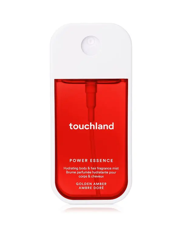 TOUCHLAND Power Essence Hydrating Body & Hair Fragrance Mist Golden Amber 2 Oz - No Color