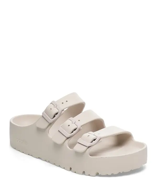BIRKENSTOCK Florida Eva Platform Flex Sandals - Beige
