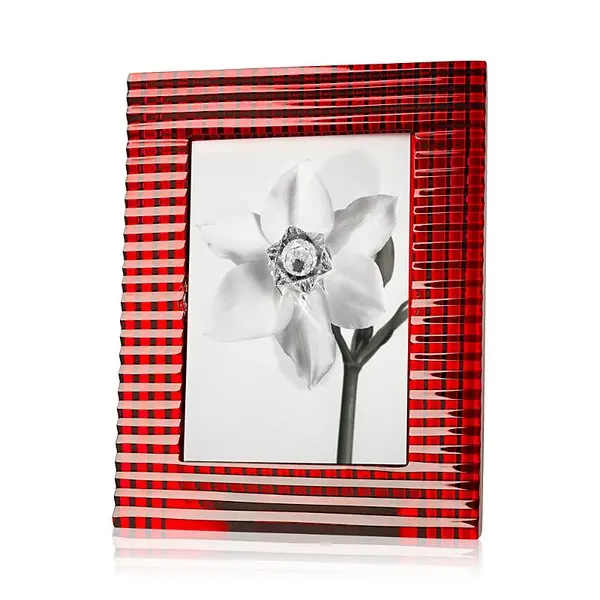 THE MARTHA, BY BACCARAT Eye Red Photo Frame, 5 X 7 - No Color
