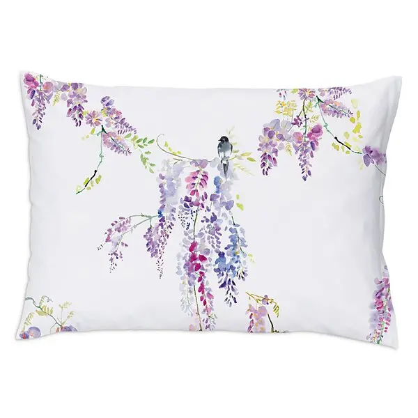 CHRISTIAN FISCHBACHER Purple Rain Floral Sateen Standard Pillowcase - Multi