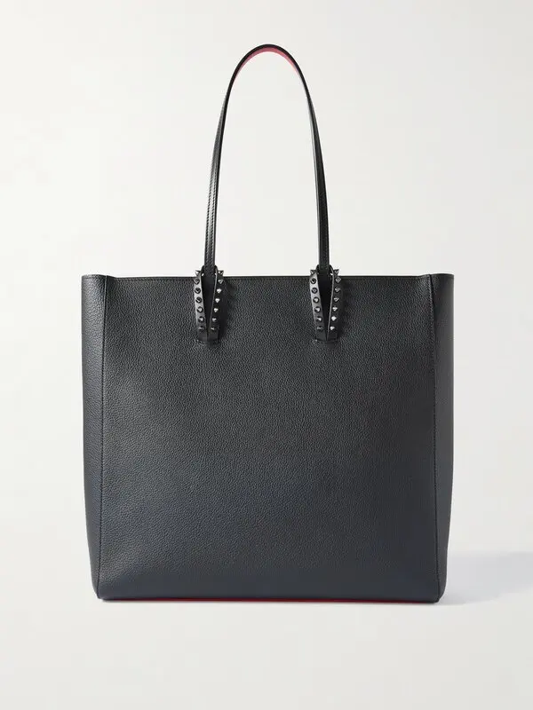 CHRISTIAN LOUBOUTIN Cabata Leather Tote - Black