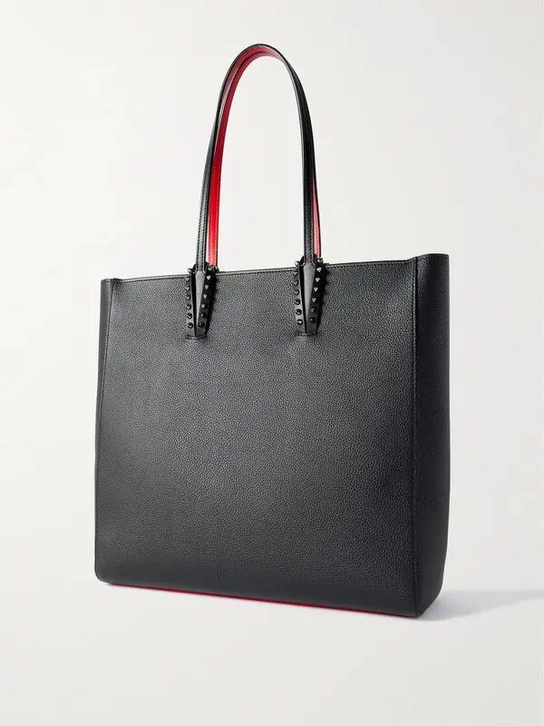 CHRISTIAN LOUBOUTIN Cabata Leather Tote - Black