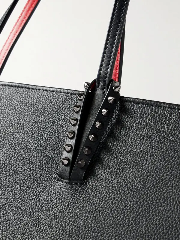 CHRISTIAN LOUBOUTIN Cabata Leather Tote - Black