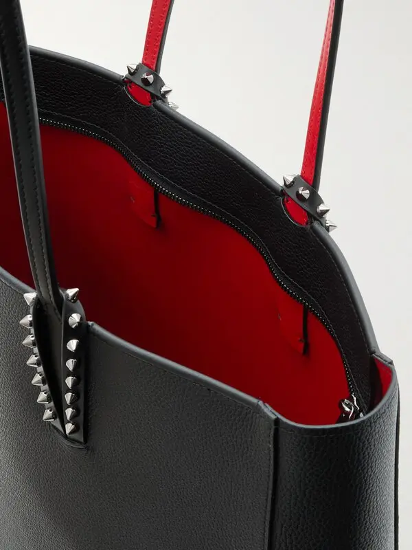CHRISTIAN LOUBOUTIN Cabata Leather Tote - Black