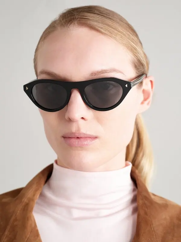 Prada D-frame Acetate Sunglasses - Black