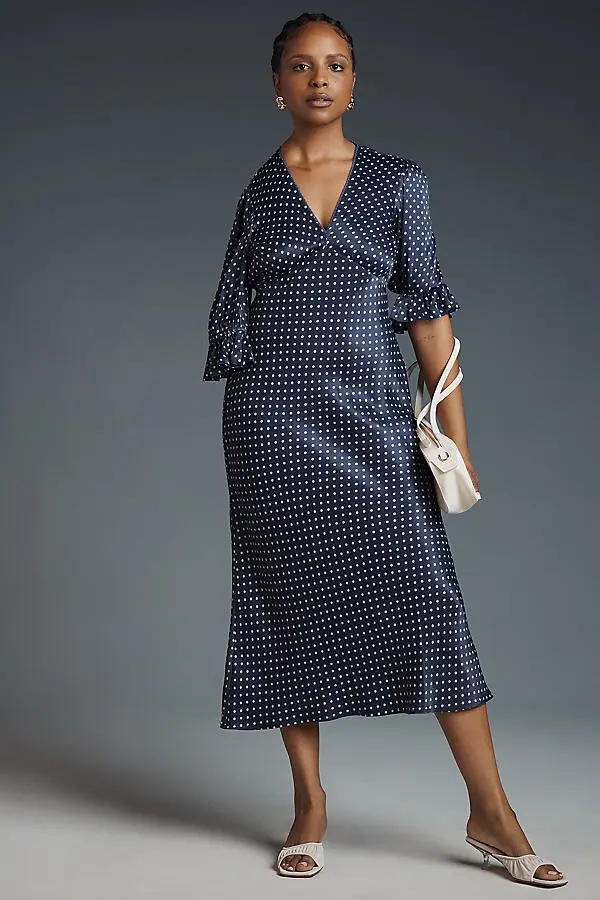 CONDITIONS APPLY V-neck Maxi Dress - Navy