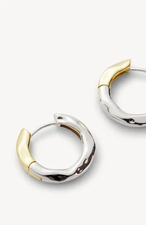 MACHETE Petite Wavy Hoops - Silver