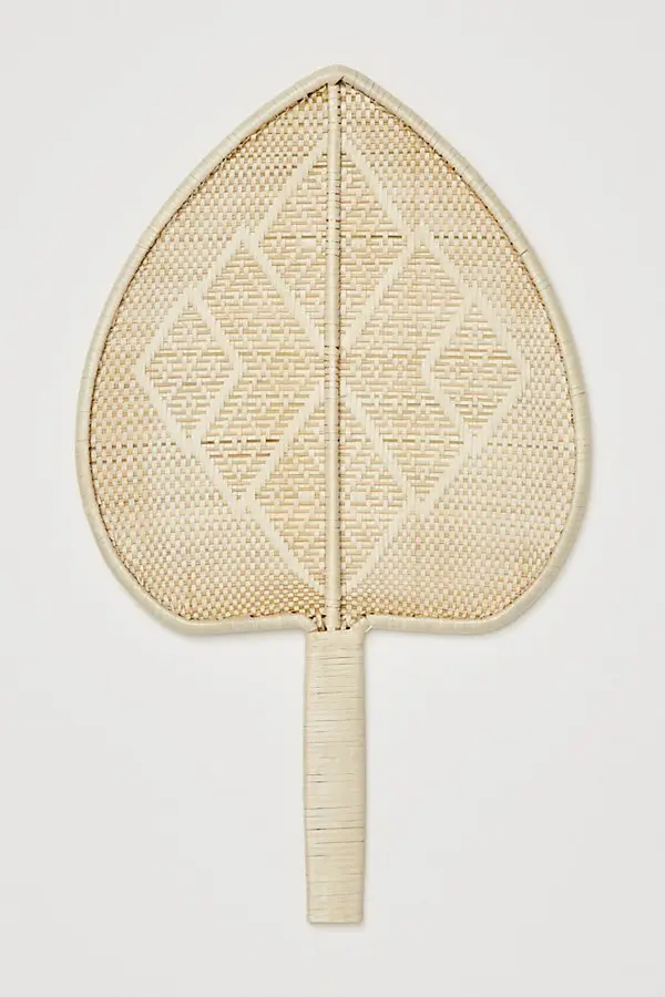 OLIVE & IRIS Fern Hand Fan
