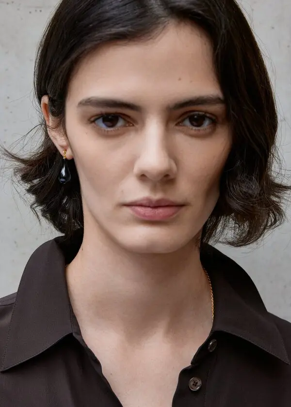 TOTEME Onyx Drop Earrings