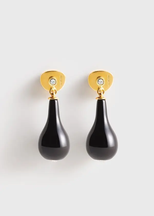 TOTEME Onyx Drop Earrings