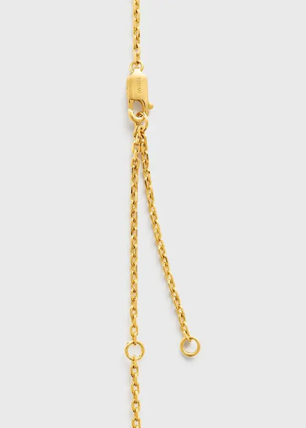 TOTEME Onyx Drop Y Neck Necklace - Black