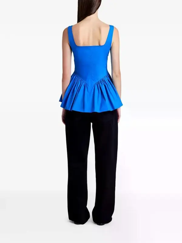 Proenza Schouler White Label Bader Tank Top - Blue