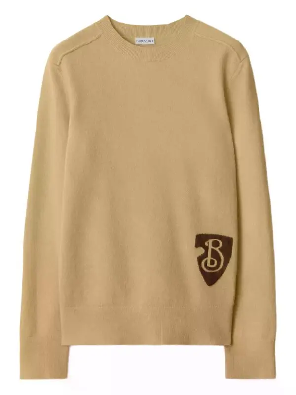 Burberry Knitted Jumper - Neutrals