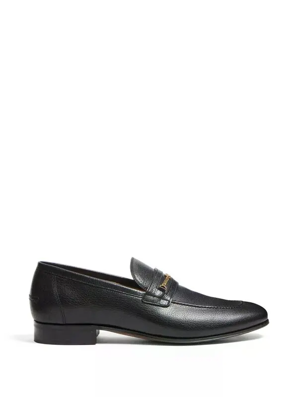 Valentino Garavani Vlogo Kidskin Moccasins - Black
