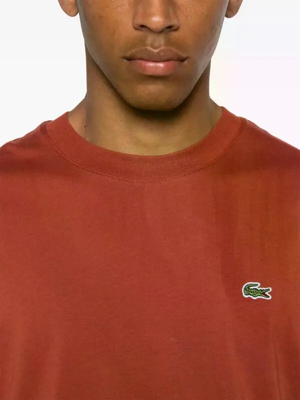Lacoste Cotton T-shirt - Brown