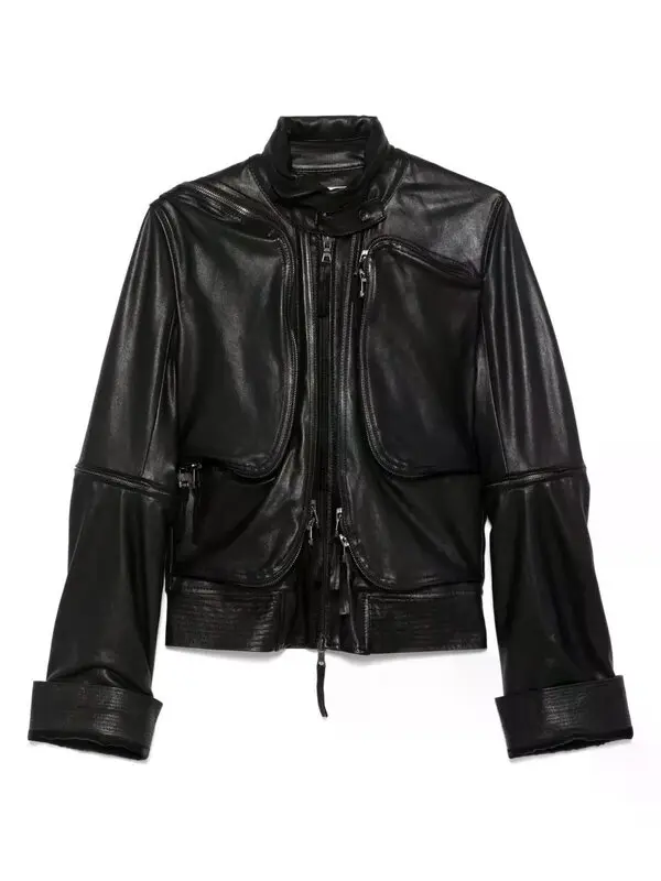 YEHUAFAN Leather Jacket