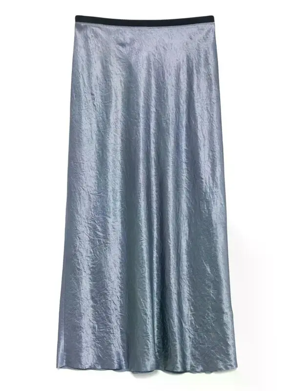 Vince Satin Bias Midi Skirt