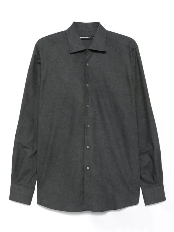 Karl Lagerfeld Cotton Shirt - Grey