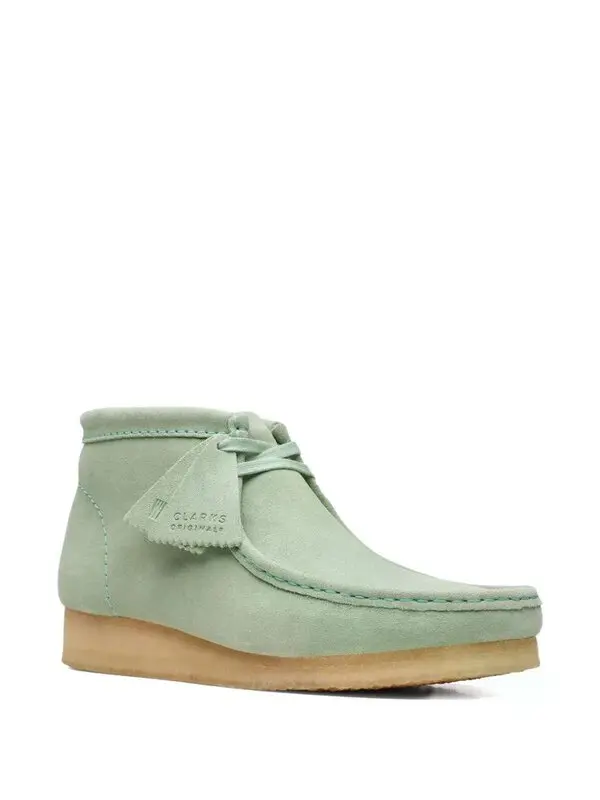 Clarks Wallabee Round-toe Boots - Green