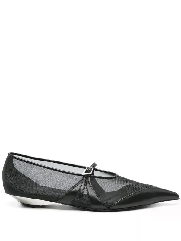 MUGLER Fang Ballet Flats