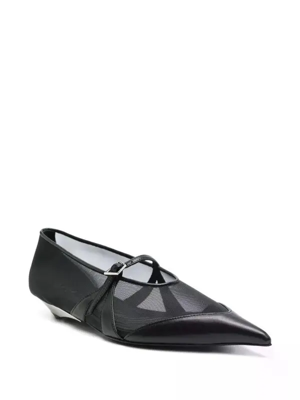MUGLER Fang Ballet Flats