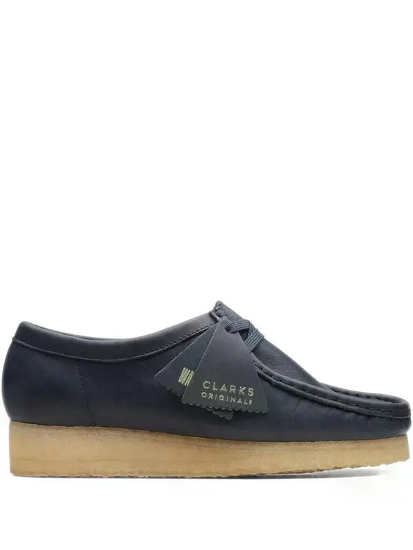 Clarks Wallabee Derby Shoes - Blue