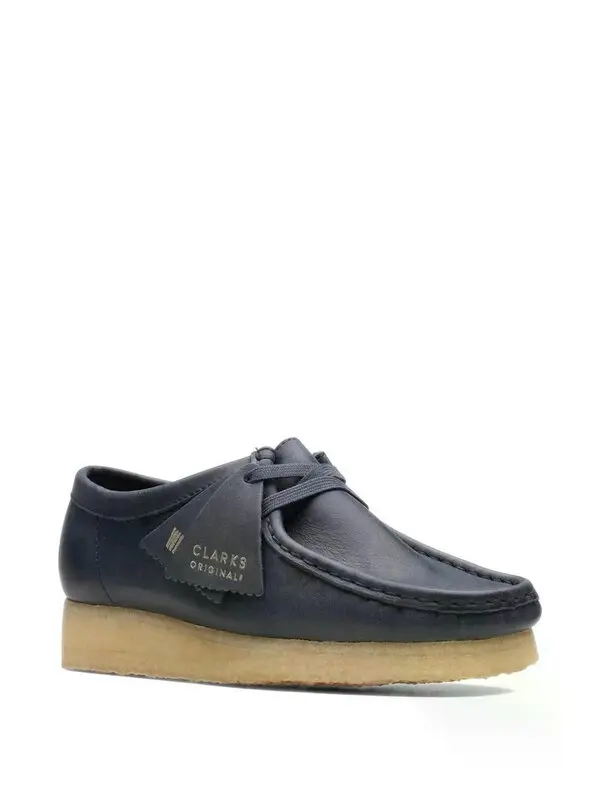 Clarks Wallabee Derby Shoes - Blue