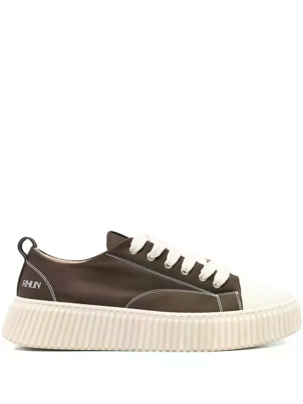 RHUN 30mm Treble Sneakers - Brown