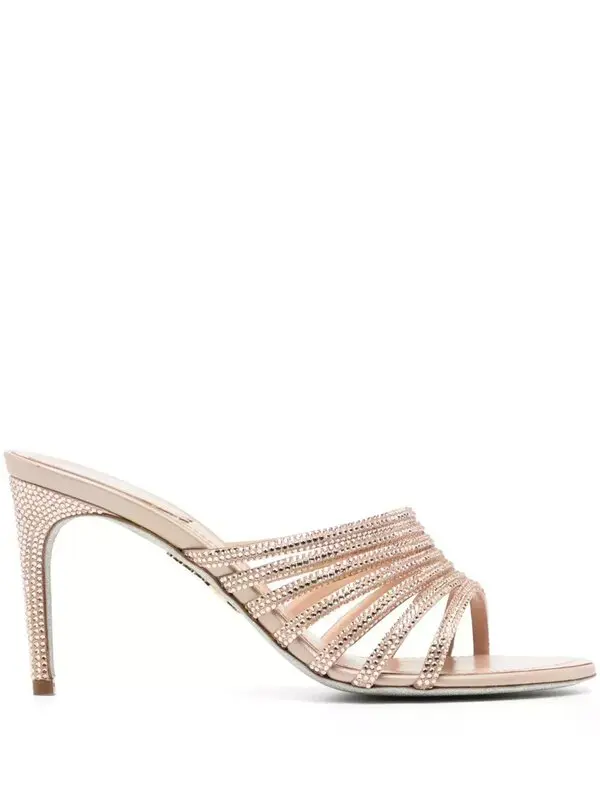 Rene Caovilla 80mm Crystal-embellished Sandals