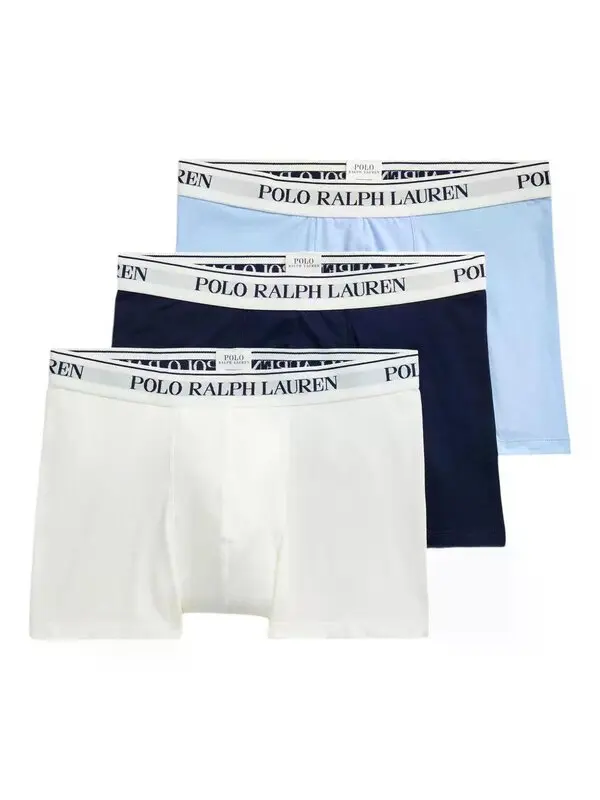 Polo Ralph Lauren Logo-waistband Boxers - Blue