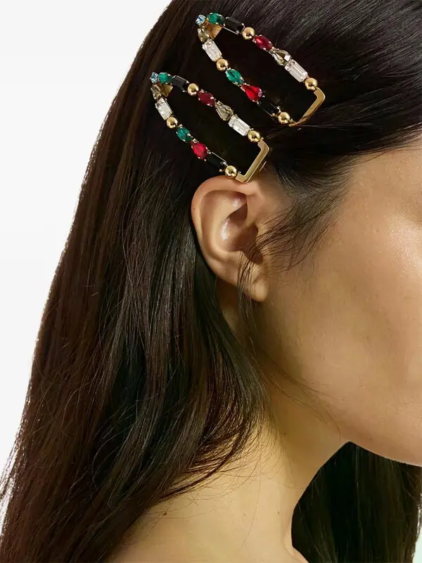 La DoubleJ Crystal-embellished Hair Clip