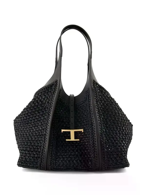 TOD'S T Timeless Tote Bag - Black