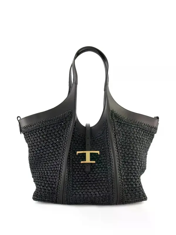 TOD'S T Timeless Tote Bag - Black