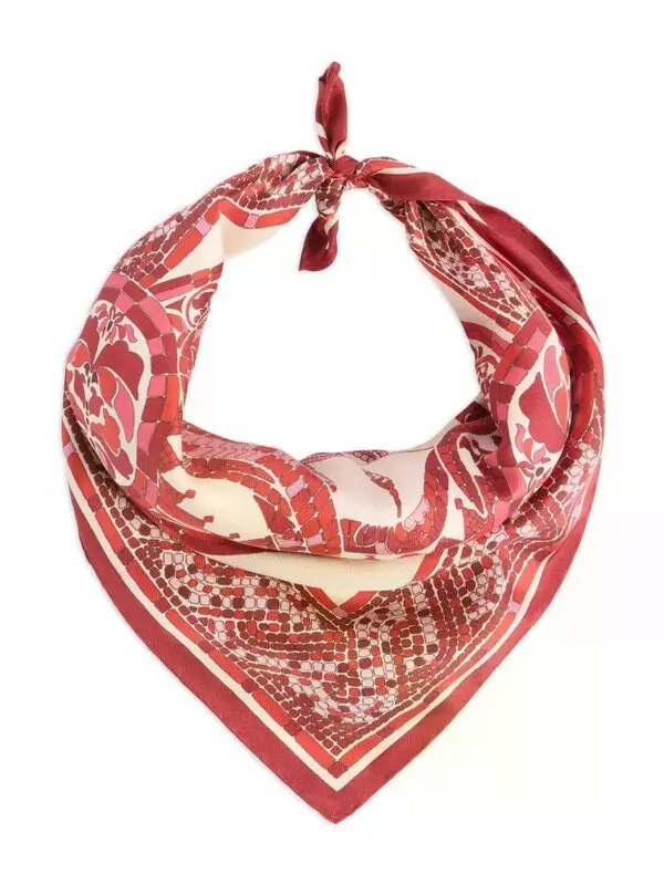 La DoubleJ Printed Foulard Scarf