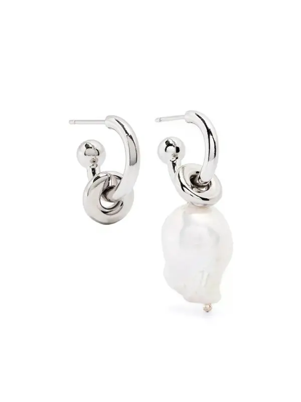 JUSTINE CLENQUET Laurie Earrings - Silver