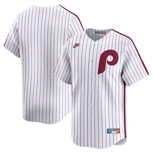 Nike Philadelphia Phillies Throwback Cooperstown Collection Limited Jersey - White