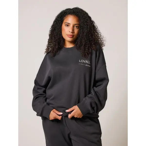 LOVALL All Szn" Oversized Sweatshirt - Shadow